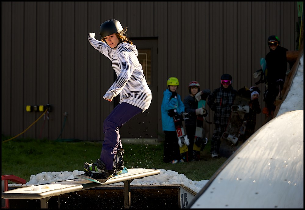 Brian Jenkins Photography: Mount Mansfield Snowboard Club Rail Jam