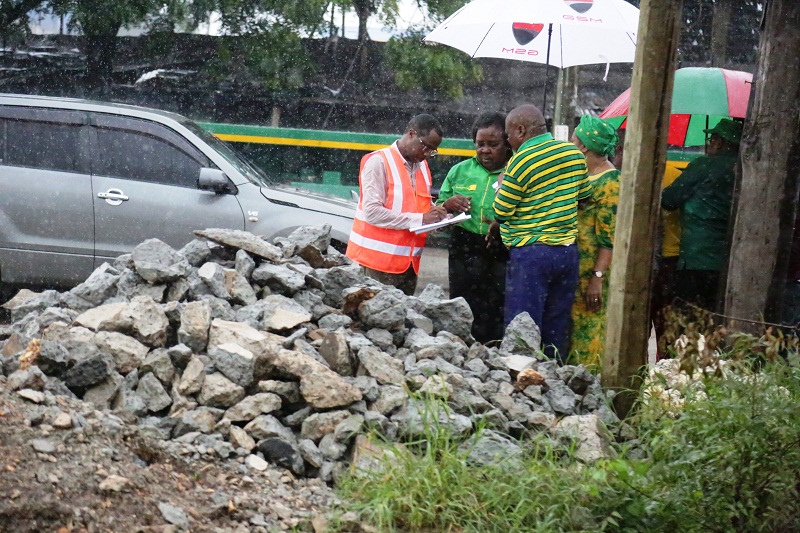 ZIARA YA MWENYEKITI WA CCM MKOA WA DAR ES SALAAM KATE KAMBA, KUKAGUA ...