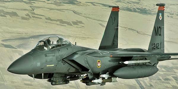 F-15E takes with new radar system