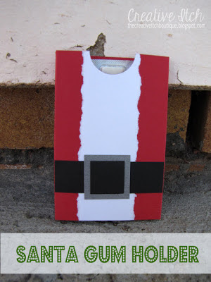 Creative Itch: {Santa Gum Holder}
