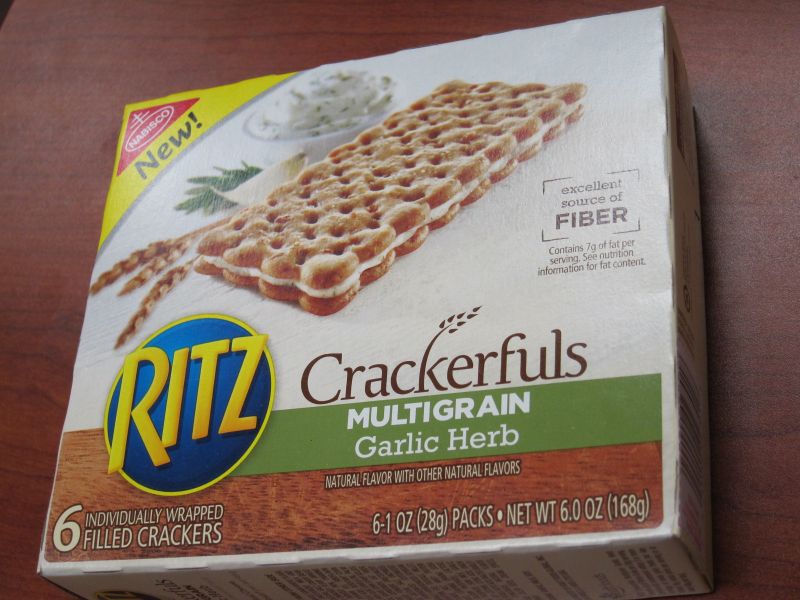 Review: Nabisco - Ritz Multigrain Garlic Herb Crackerfuls | Brand Eating