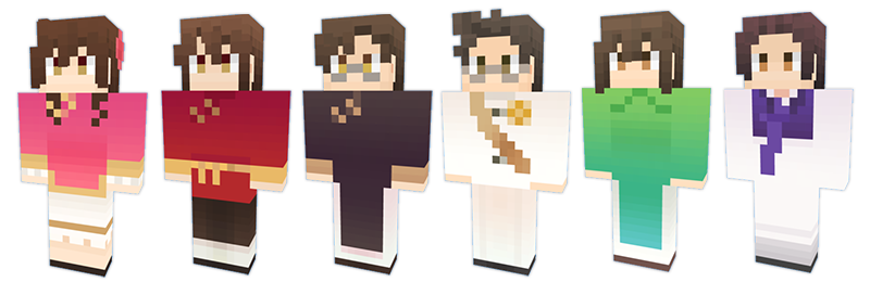 Minecraft skins: Axis powers ヘタリア(APH)