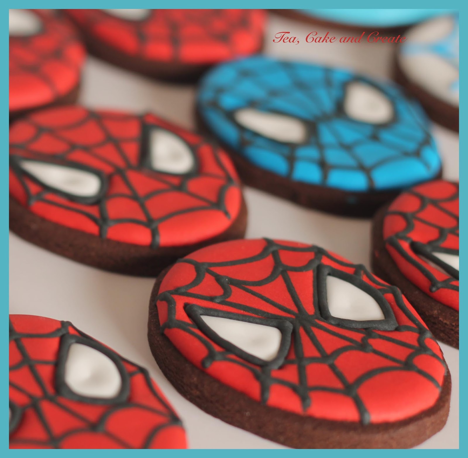 Tea, Cake & Create: Spiderman Cookies