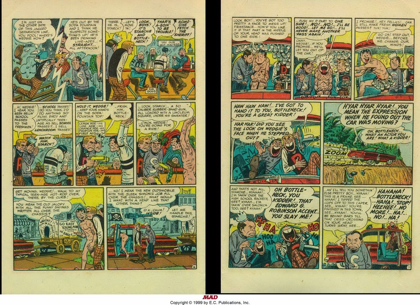 Chicken Fat: SUNDAY FUNNIES!!Archie vs Starchie Vs Goodman Beaver