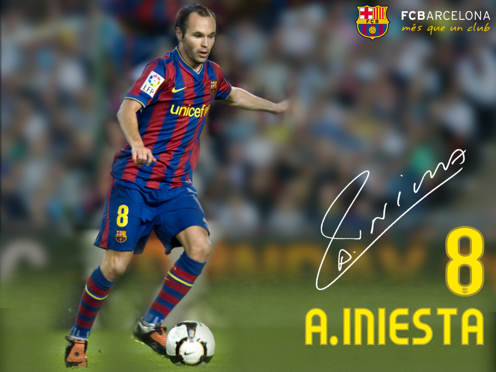 Andres Iniesta Barcelona FC Top Scorer 2012 | It's All About Wallpapers