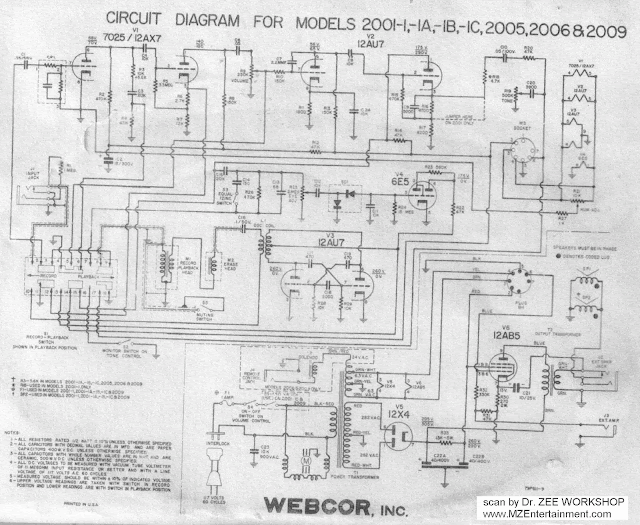 XFMR DIY Projects: Webcor Tube Reel to Reel into DIY Tape Delay Echo