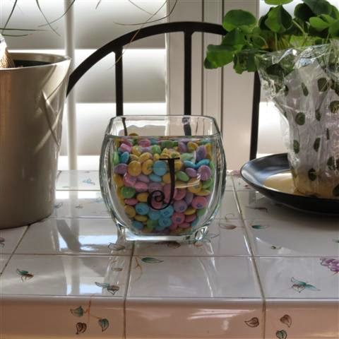 Berry Blog: Monograms can dress up any candy dishes