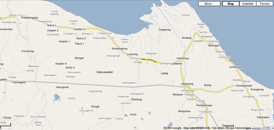 indramayu map ~ semua tentang indramayu