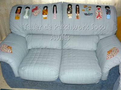 Patchwork Soco: Funda de sofá