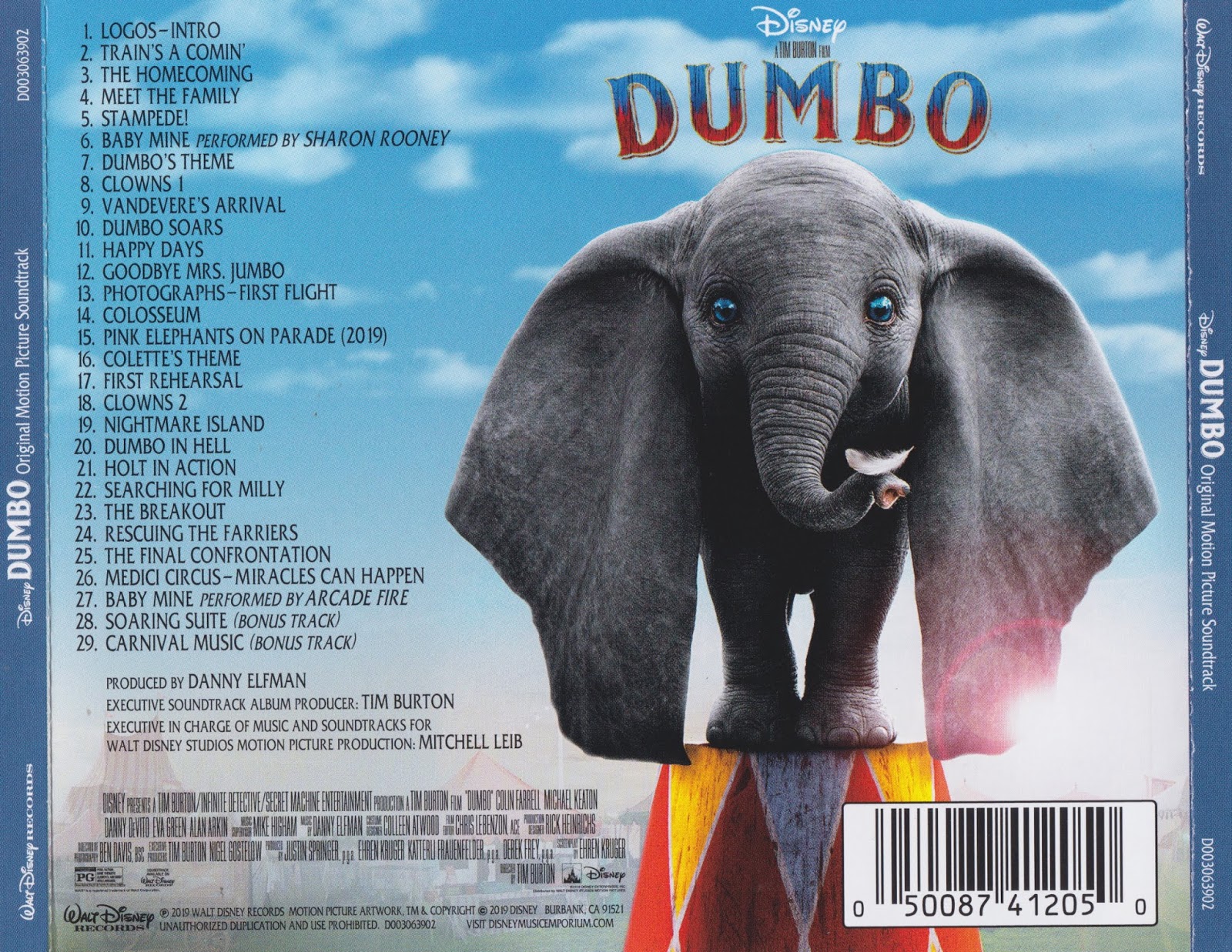 Soundtrack Covers: Dumbo (Danny Elfman)