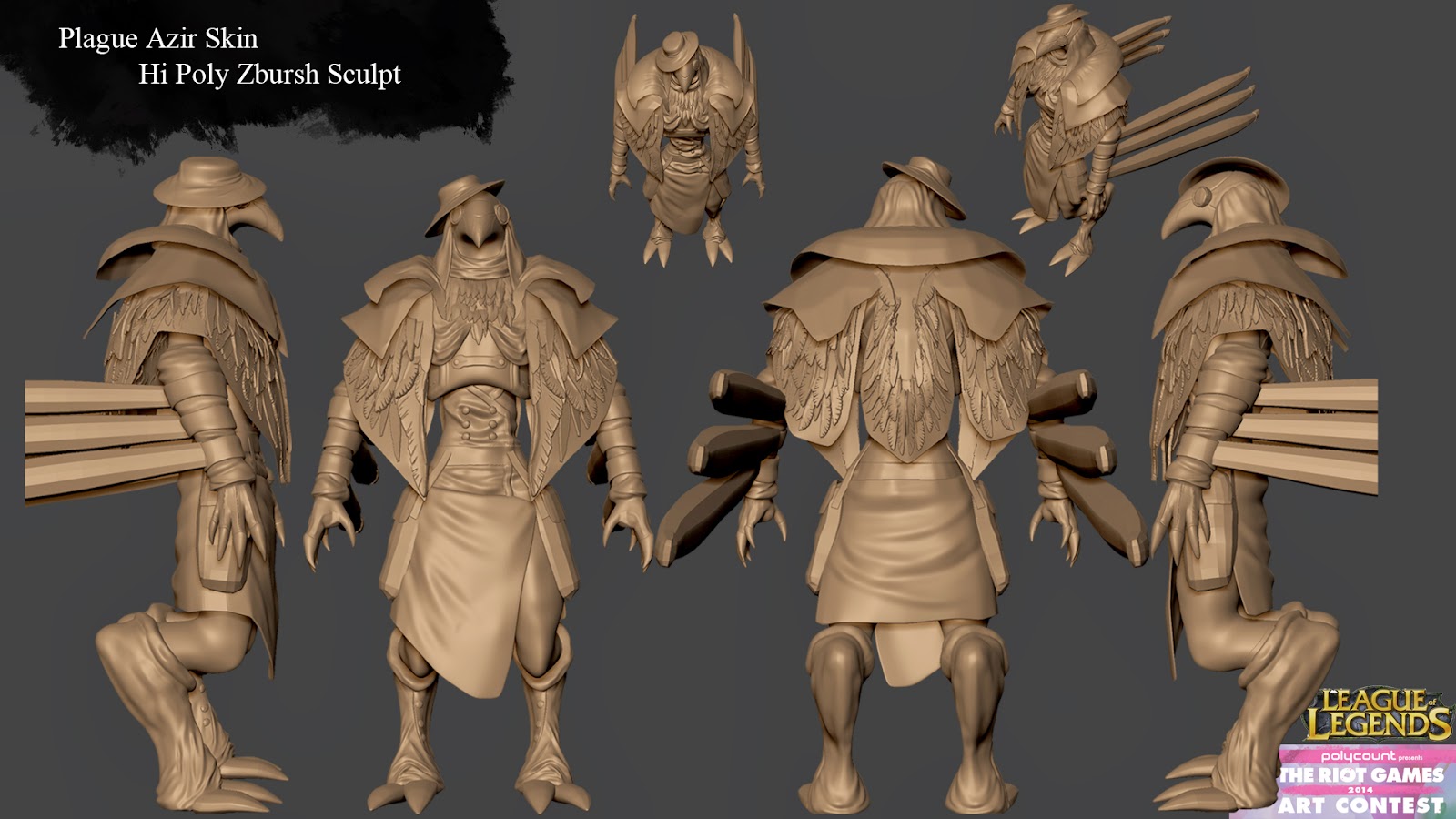 Daniel J Wiley's Portfolio: League of Legends Contest: Plauge Azir