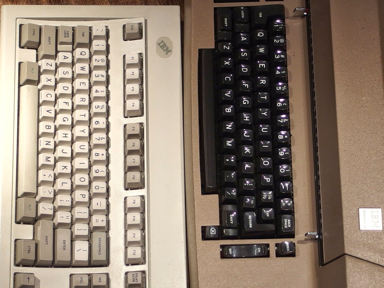 Keycap DIY: Selectric typewriter style keycaps for IBM Model M keyboard