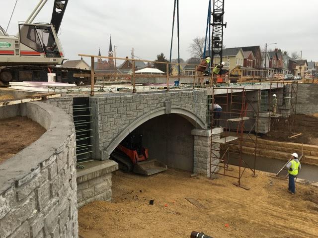 Crest Precast Concrete: Precast Arch Installed in Dubuque, IA
