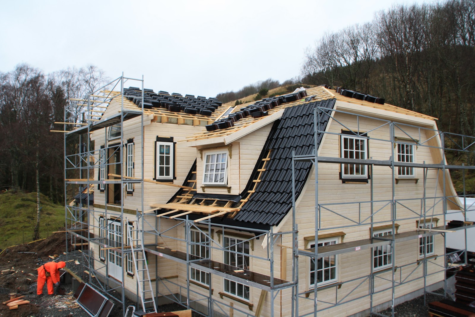 Villa Fagerbakken: Takstein...