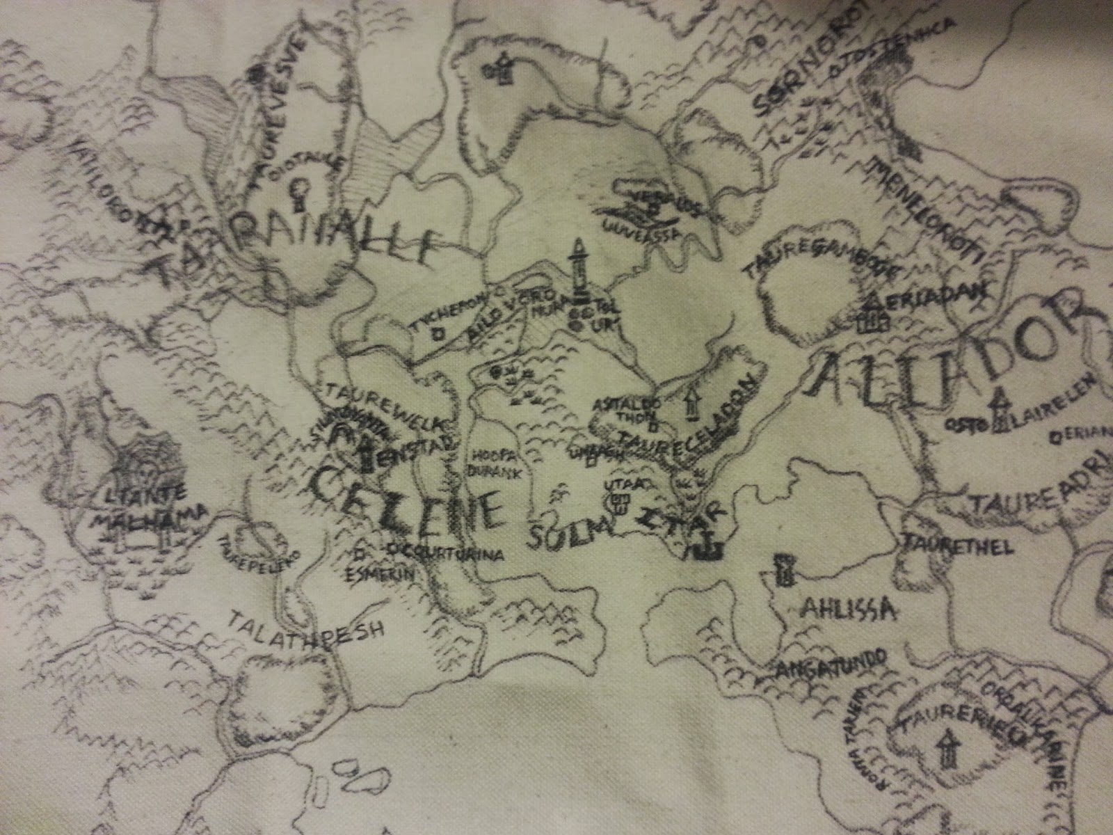 Greyhawkery: Ancient Elven Flanaess Map