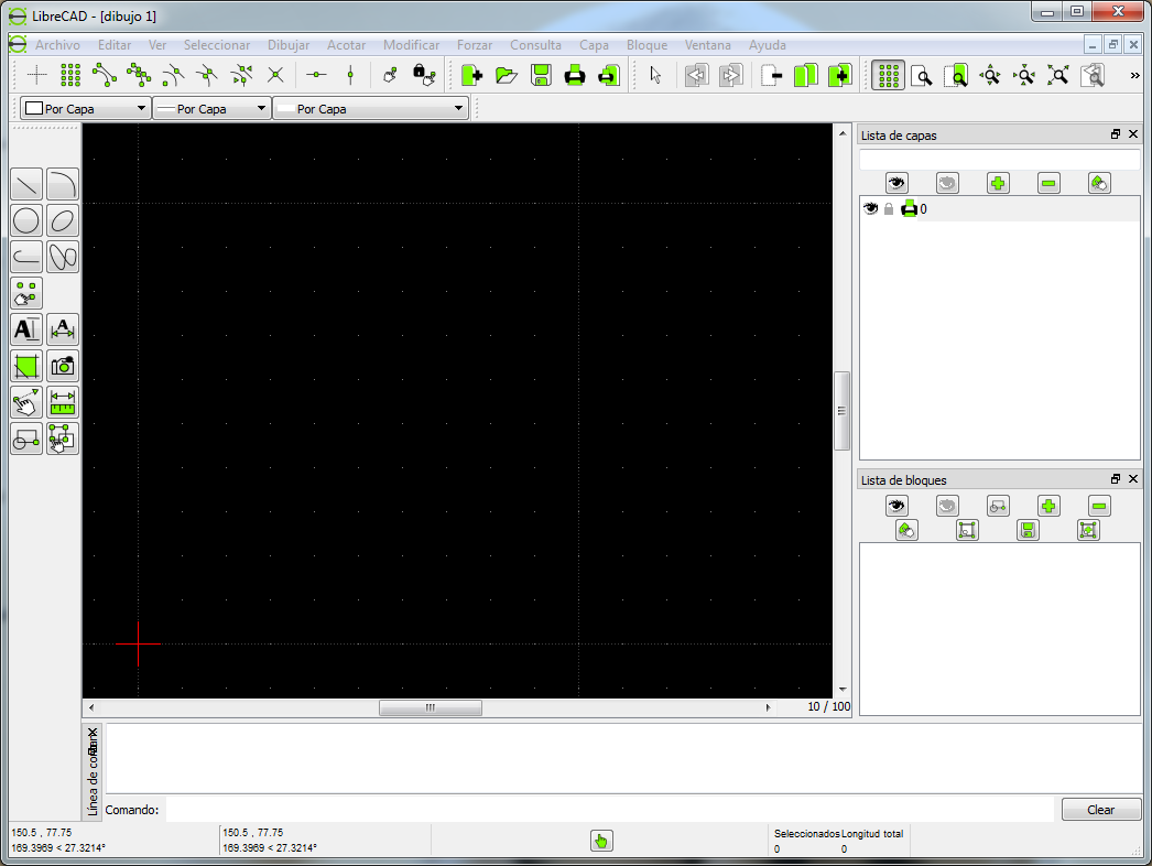 Free LibreCAD 2.2.0.2 - upoiprofessor