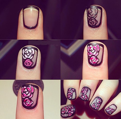 Fill in the Border Nail Art Design ~ Entertainment News, Photos ...