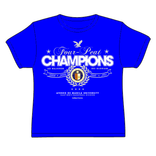 Bleachers Brew: Ateneo four-peat shirts