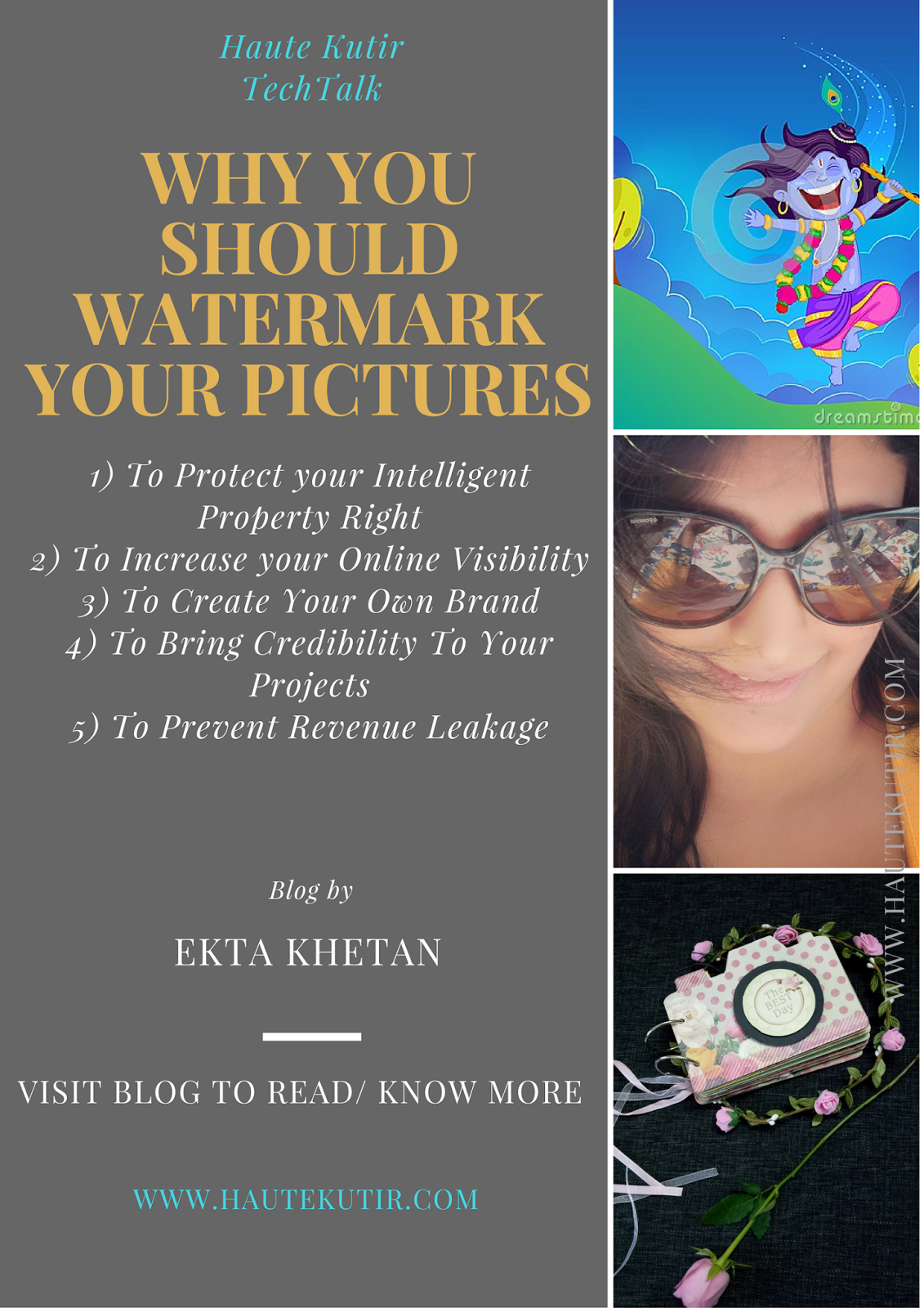Why You Should Watermark your Pictures - Haute Kutir