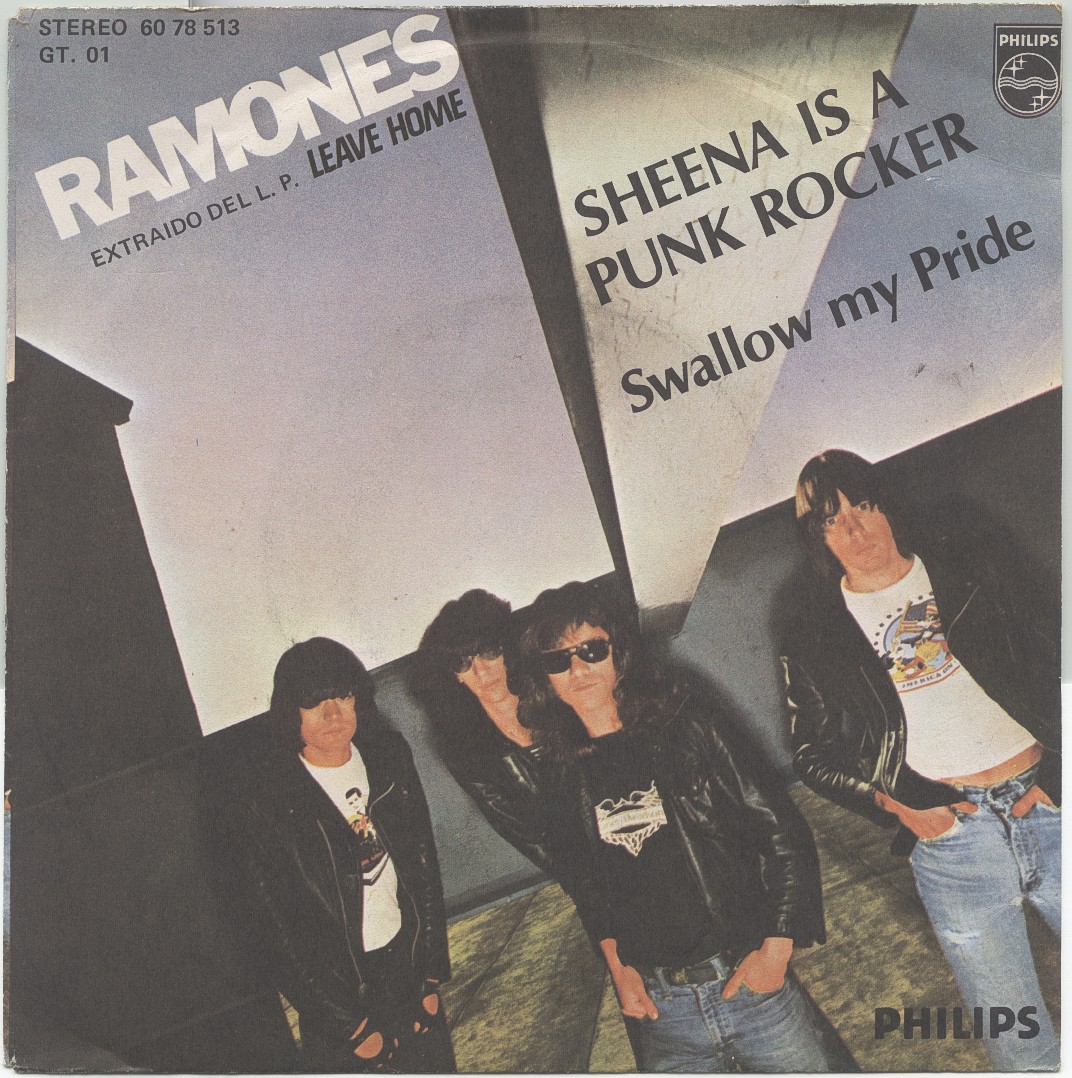 SPANISH BOMBS: Ramones -Sheena is a Punk rocker 7" 1977