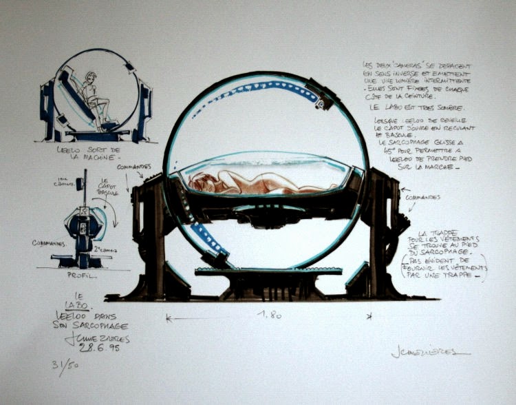 Beautifully Crafted THE FIFTH ELEMENT Concept Art by Jean-Claude ...