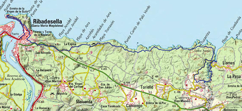 VIVIR EL AIRE LIBRE: GUADAMÍA - RIBADESELLA