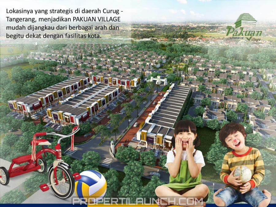 Pakuan Village, Cluster Rumah Rp. 300 jutaan Paramount Land di Curug