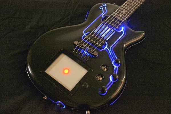 The Audio Museum: Cybertech T-RON guitar inspired by TRON