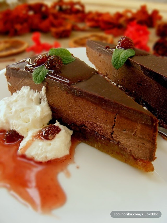 FRANGIPANE ČOKOLADNA TORTA ~ Veseli recepti