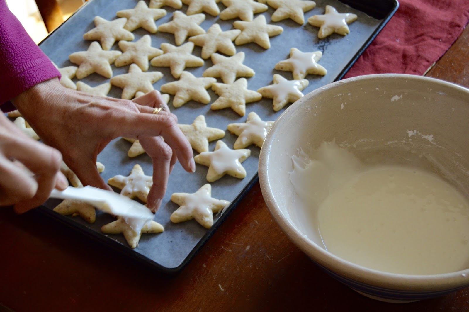 Go Seize the Day: Lemon Almond Star Cookies