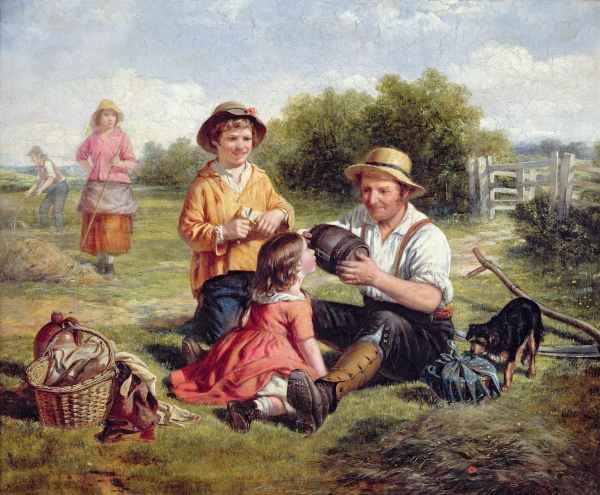 British Art: William Hemsley - Hayfield, 1859