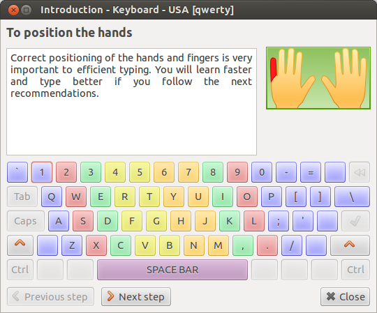 Cybertronic Devil: Klavaro - Free touch typing tutor for linux