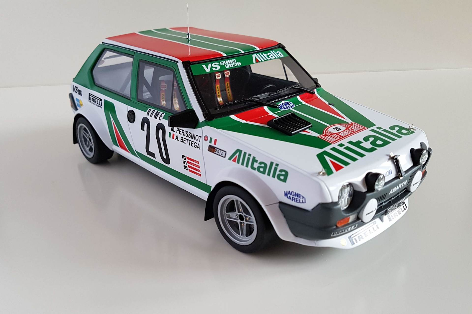La Fiat Ritmo 75 Gr.2 Rally Montecarlo 1979 in scala 1:18 di Renato ...