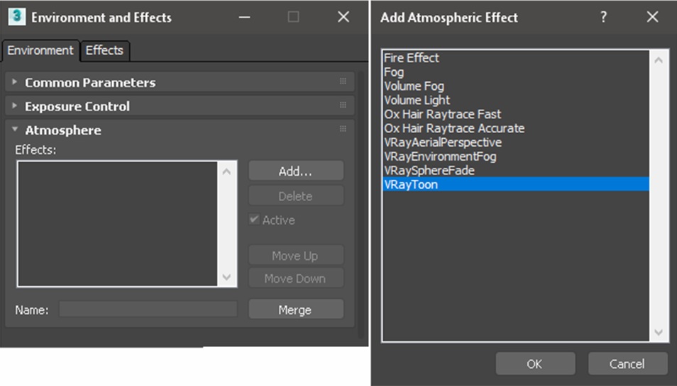 3DS MAX, V-RAY: VrayToon