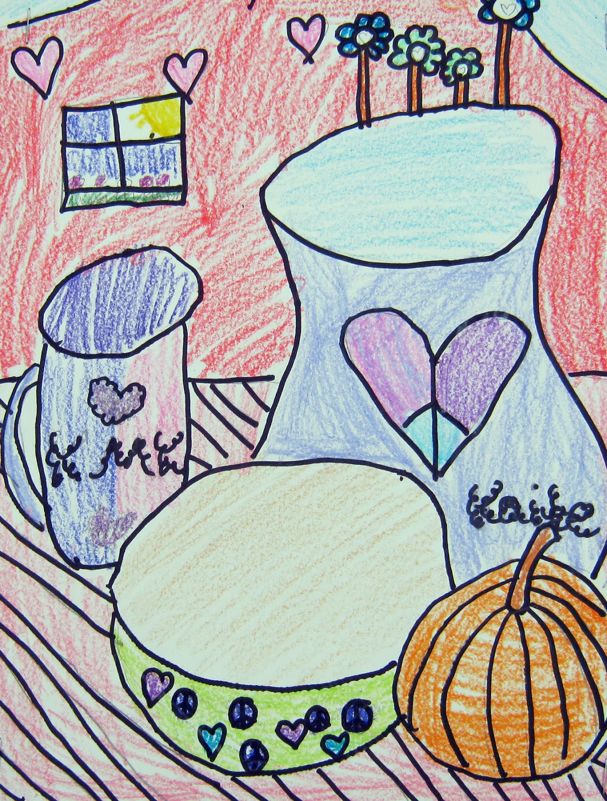 Mrs. Levine's Art Room : SECOND GRADE . . . Drawing round objects