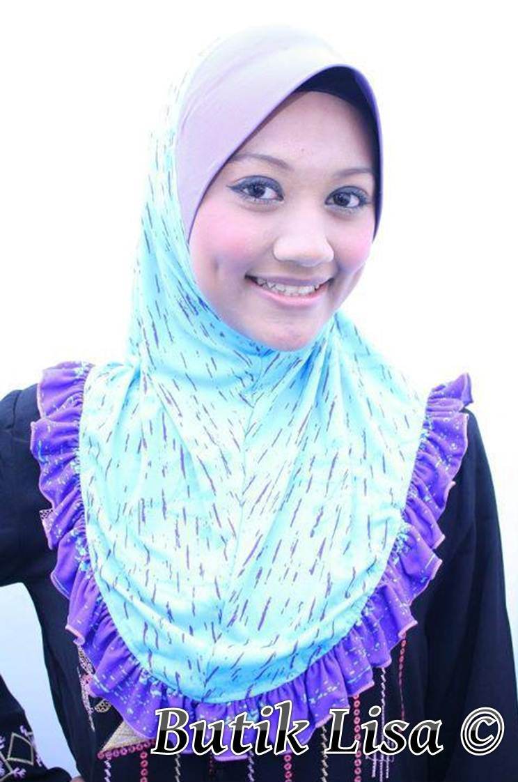 Ahlan Wasahlan & Welcome To ♥ Butik Lisa ♥: TUDUNG ABSTRAK RUFFLE JALUR ...
