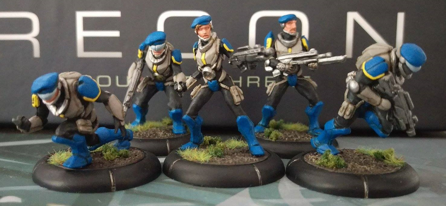 Sync's Wargaming: [EU Inc] Recon Squad Repainted! Part 1
