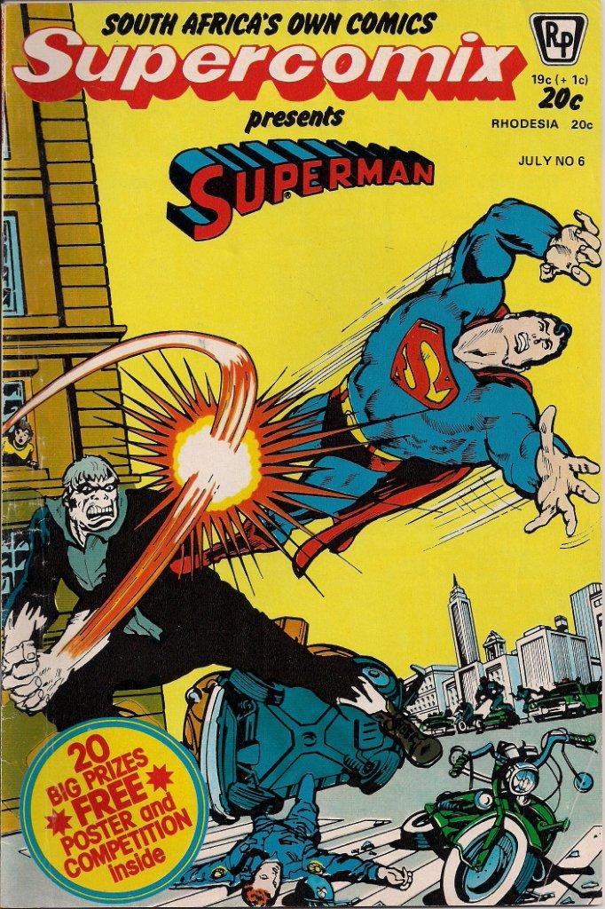 South African Comic Books: Supercomix Superman