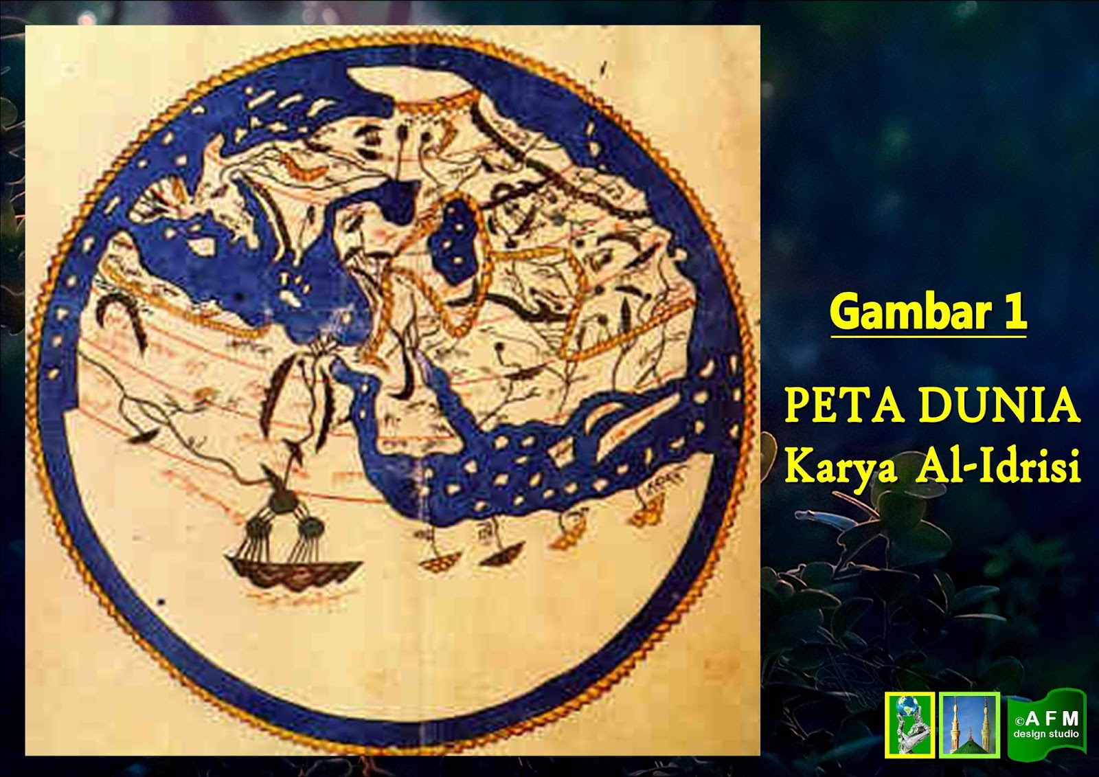 ~Hikmah Ilmu & Pengetahuan Islam~: Al-Idrisi Pencipta Peta Dunia 1