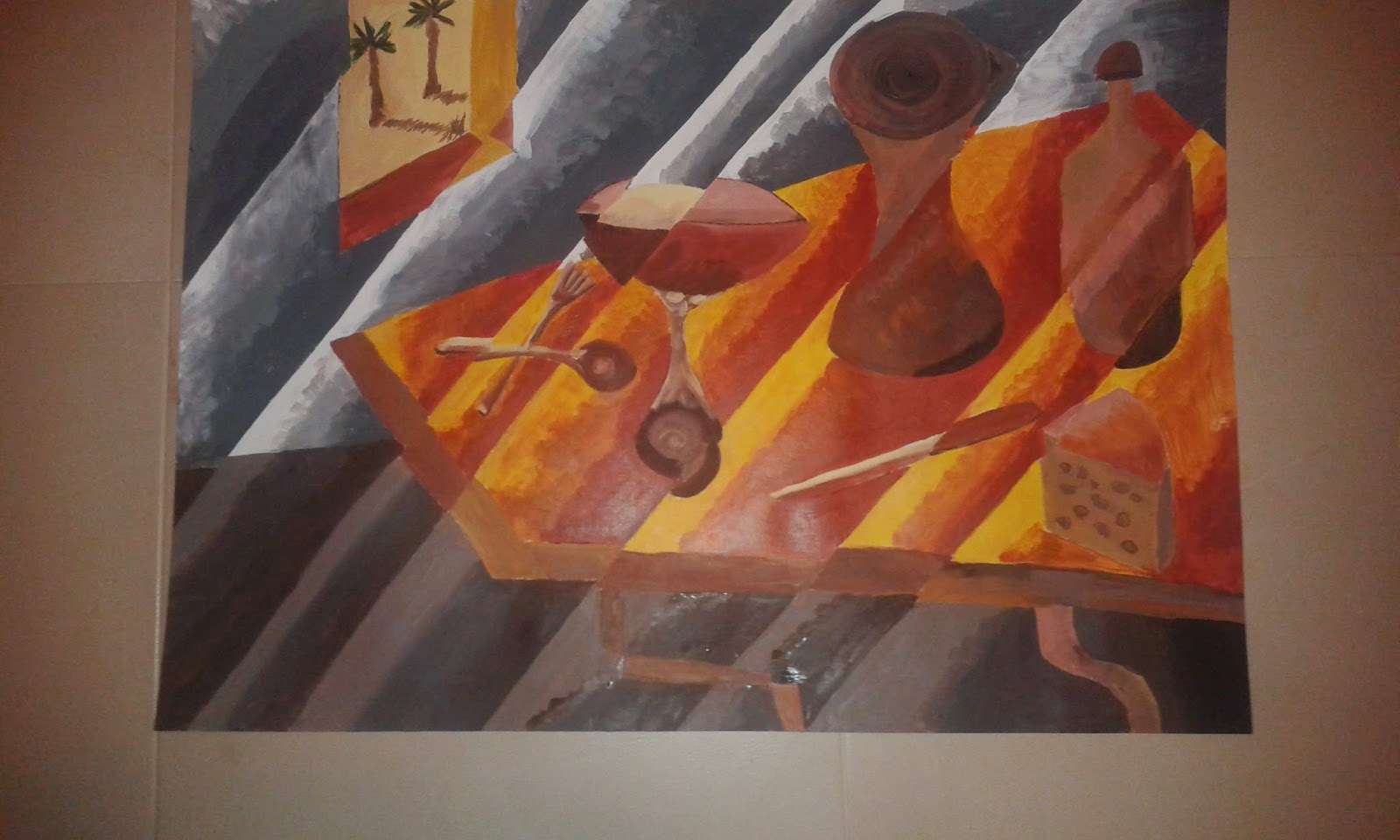 AIG 1 Alicante: 13 Bodegón cubista en clave analítica