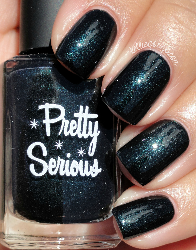 KellieGonzo: Pretty Serious Tux Swatch & Review
