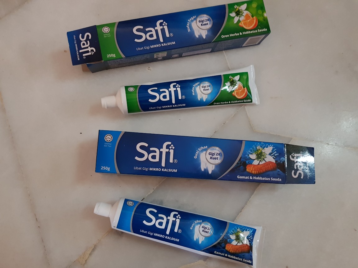 www.mieranadhirah.com: STRONGER TEETH WITH SAFI MICRO CALCIUM TOOTHPASTE