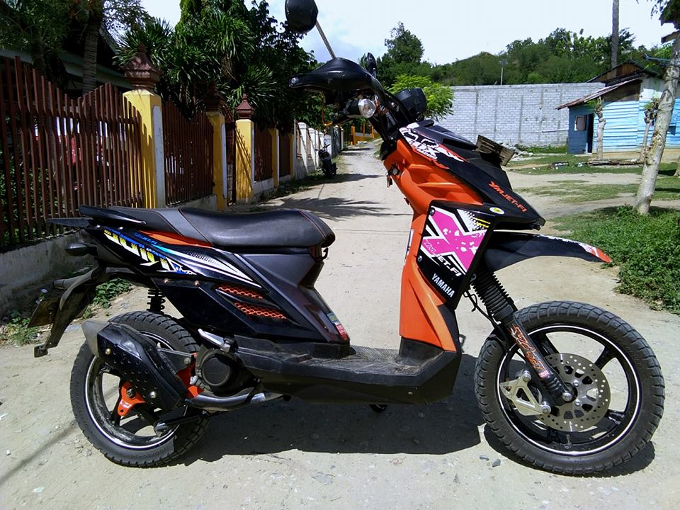 30 Gambar Modifikasi X Ride Ala Supermoto Paling Tangguh