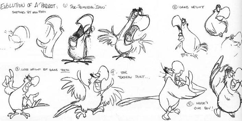 Living Lines Library: Aladdin (1992) - Character Design: Concepts ...