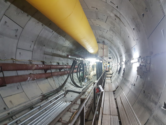 Thomson Line Construction: Final TBM Assembly