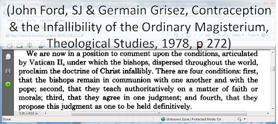 Bioethics and More!: Infallibility of the Ordinary Magisterium ...