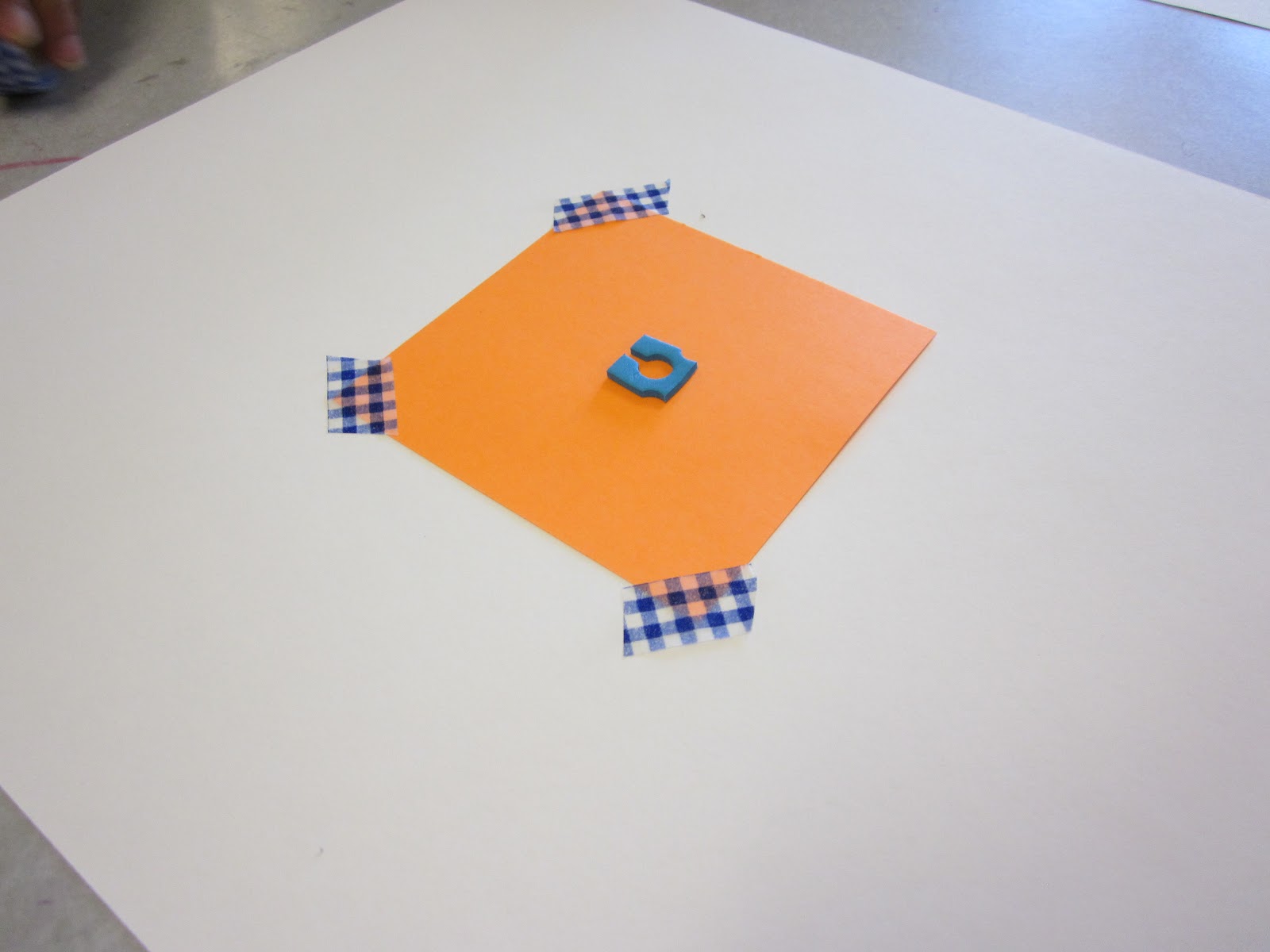 Art is Basic-- Art Teacher Blog: Complementary Color Collages-- 1st Grade