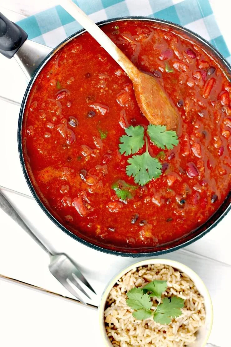 Black Bean Chilli - A Cornish Food Blog | Jam and Clotted Cream