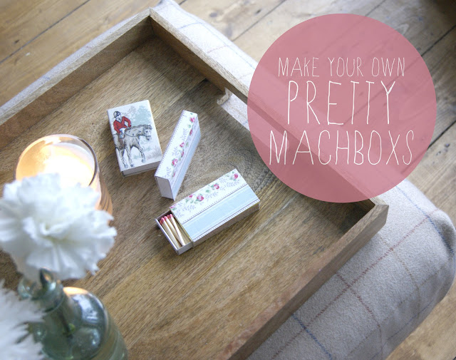 We Made This Home: Pretty & Practical Matchboxes
