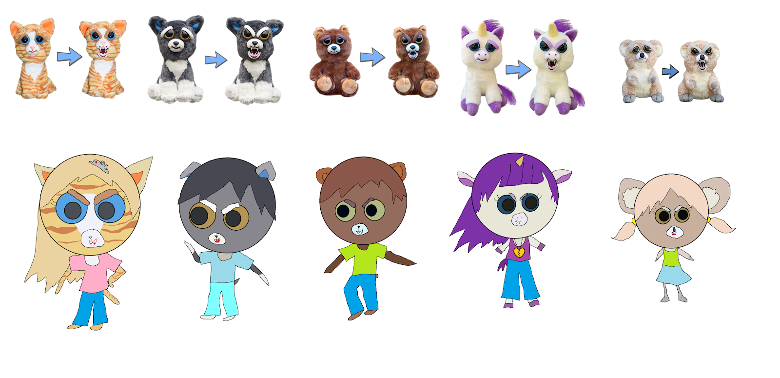 Isabelle's Blog world of toy: Feisty Pet there Villains